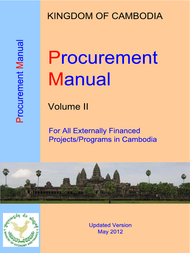 3.procurement Manual Volumn II | PDF