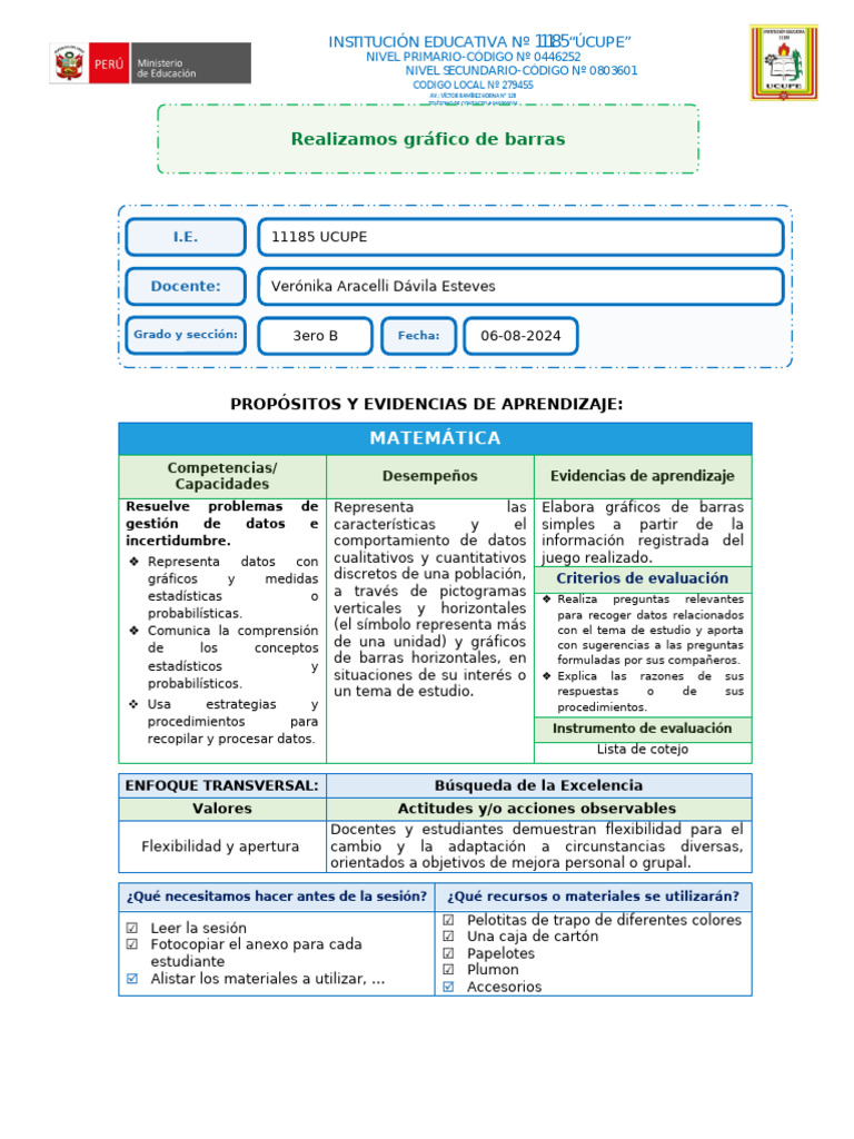 Matemática - Grafico de Barras | PDF