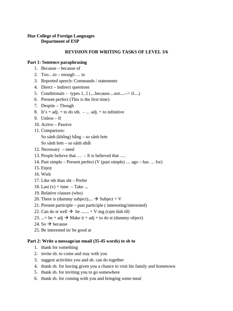 Writing B1 | PDF