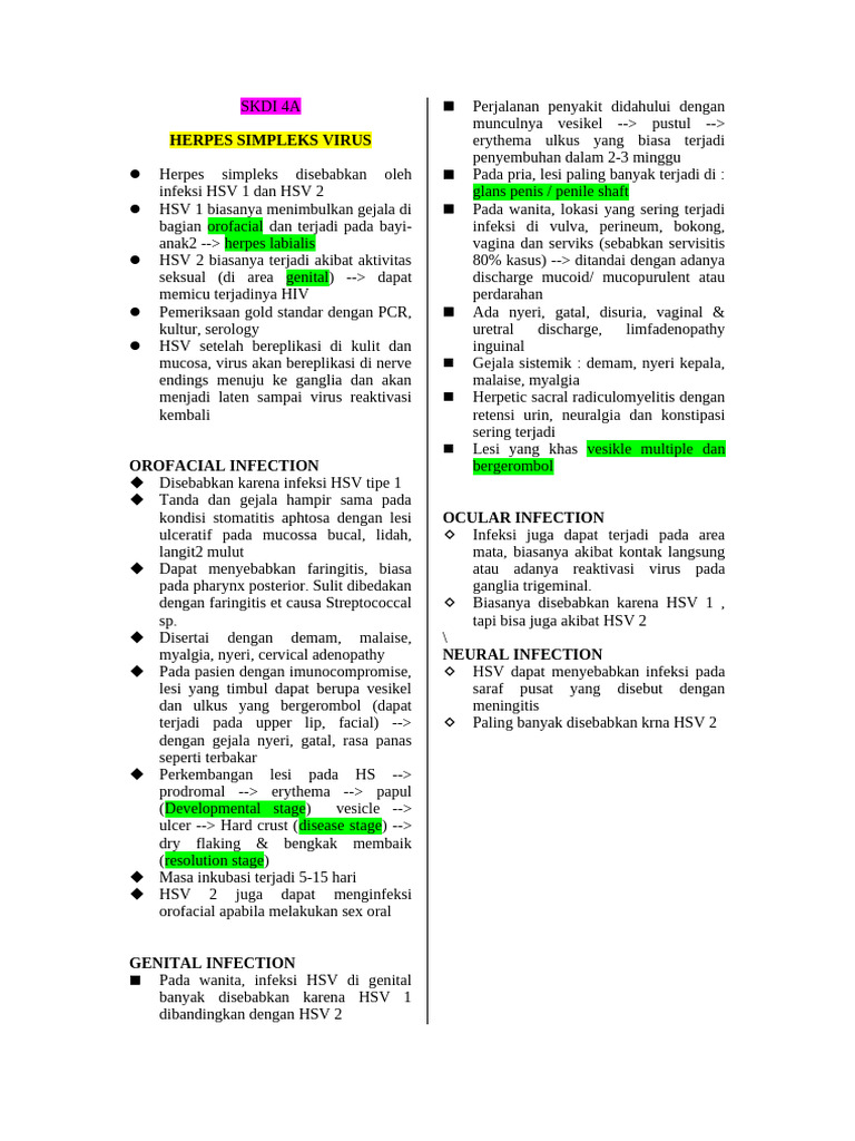 Herpes Simpleks Virus | PDF