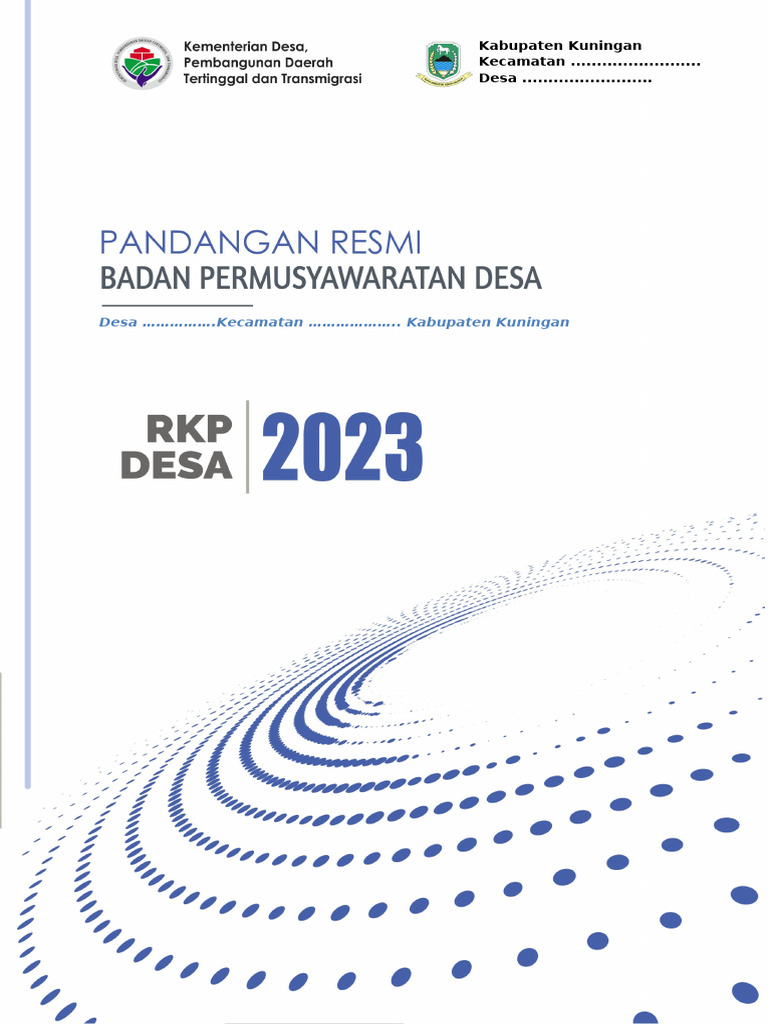 Pandangan Resmi BPD RKP Desa 2023 | PDF