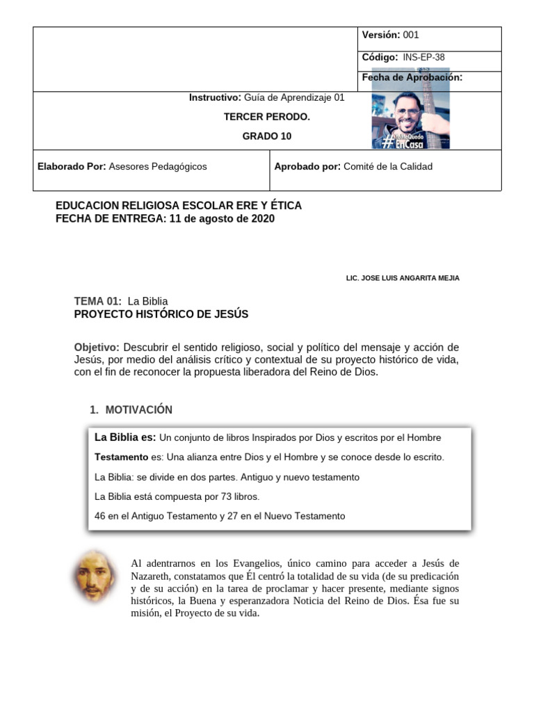 Proyecto Historico de Jesús | PDF | Jesús | Evangelio de Mateo