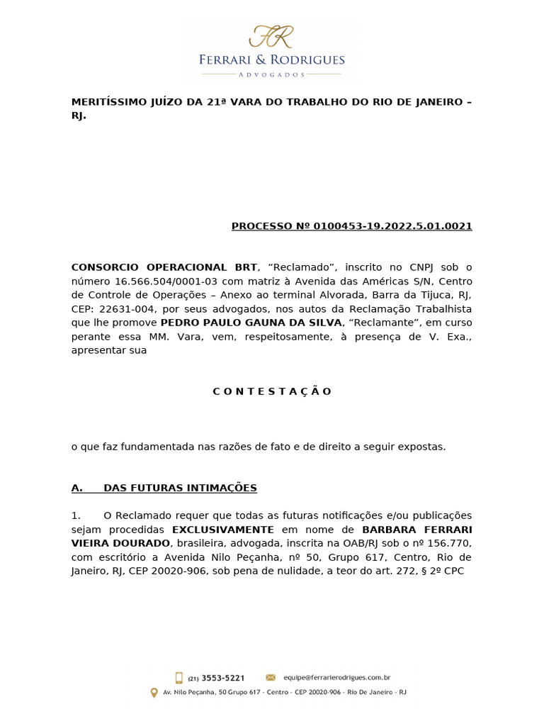 Defesa Modelo - Jones Suttile | PDF