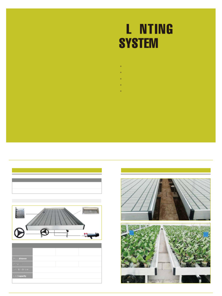 Planting System | PDF