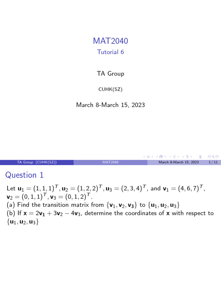 Tutorial6 0308 | PDF