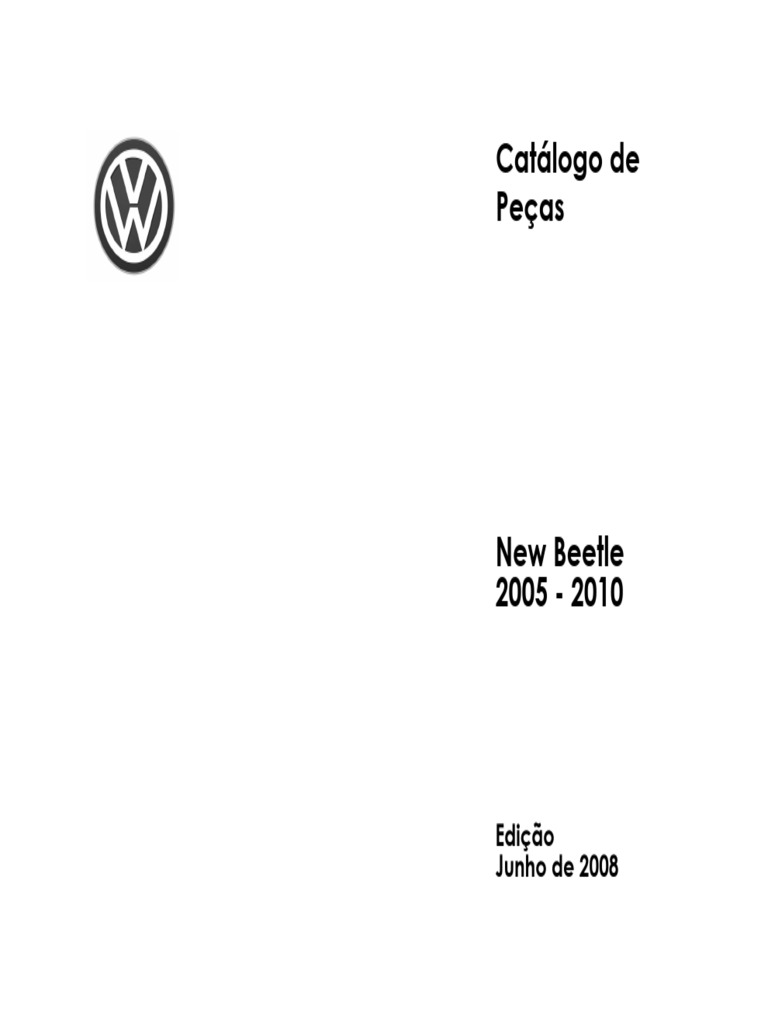Catalogo de Peças VW New Beetle 2005 A 2010 | PDF