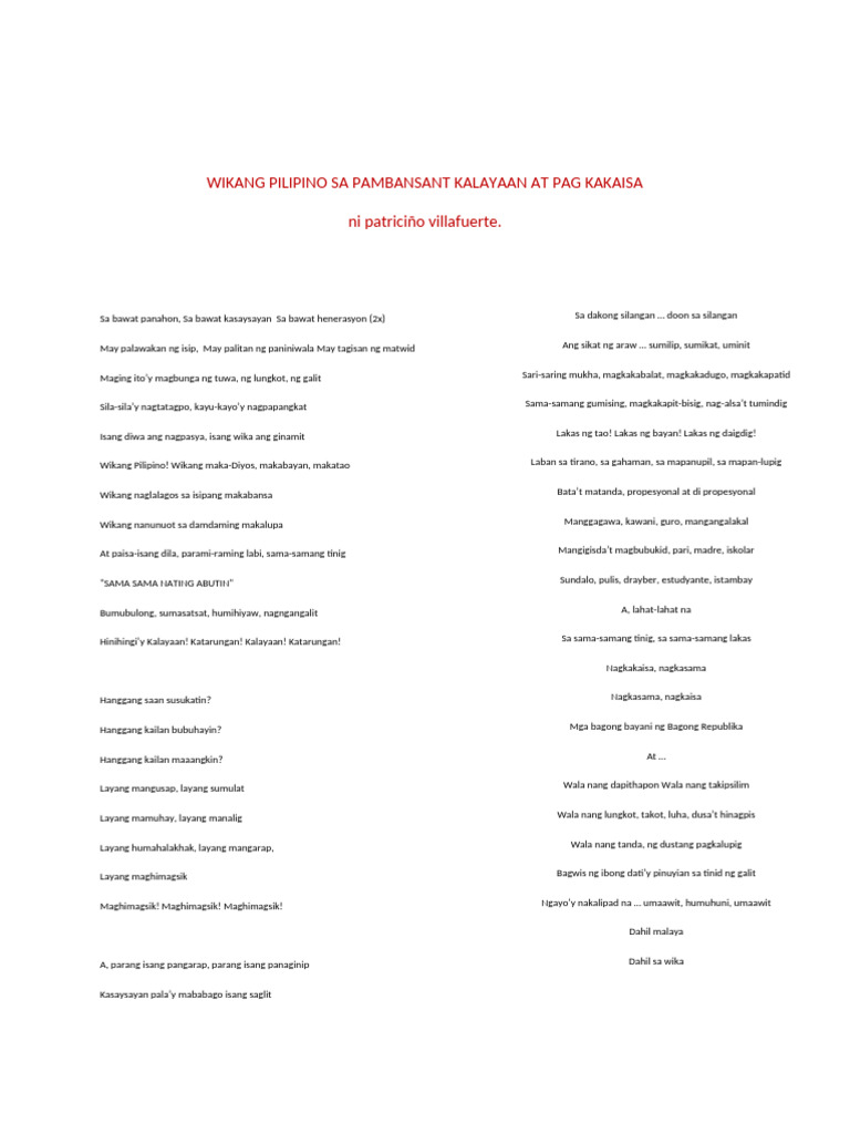 WIKANG PILIPINO-WPS Office | PDF