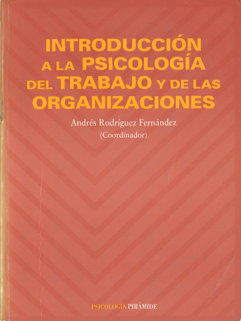 ? Introducción A La Psicología Del Trabajo y de Las Organizaciones | PDF