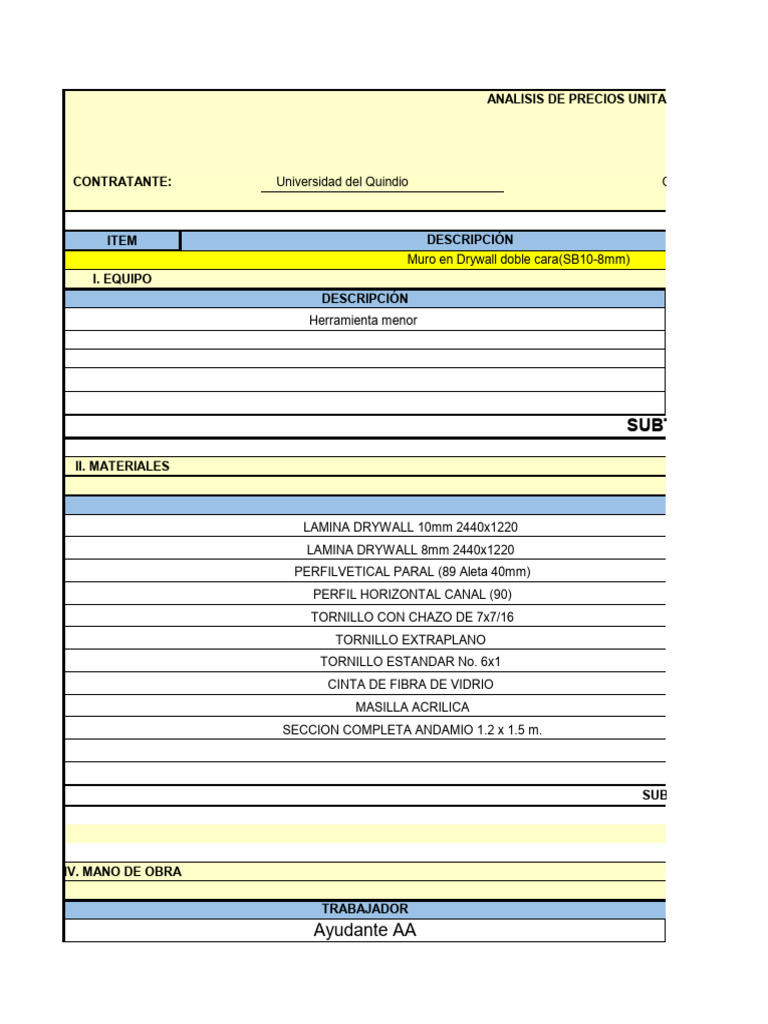 APU Drywall | PDF