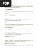 Articulo E. Que Es El Sistema Contable Contifico 1 | PDF | Finanzas y ...