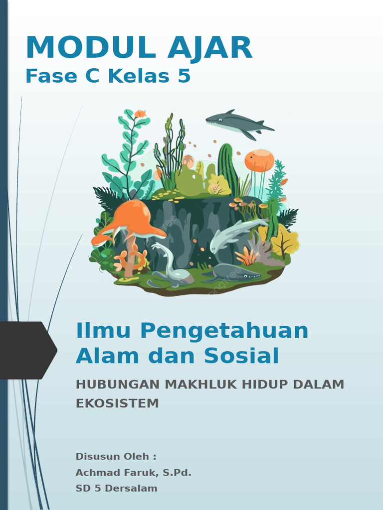 Modul Ajar IPAS Fase C Kelas 5 Ekosistem | PDF
