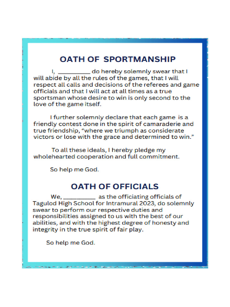 OATH | PDF