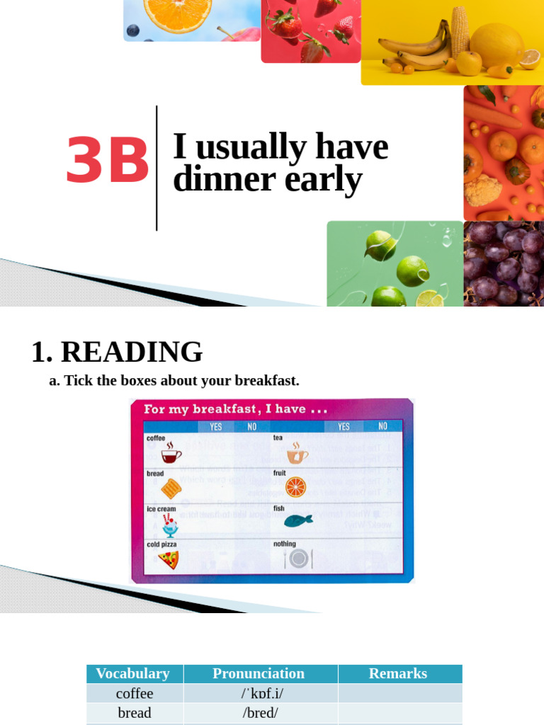 Unit 3b - Reading + Speaking | PDF