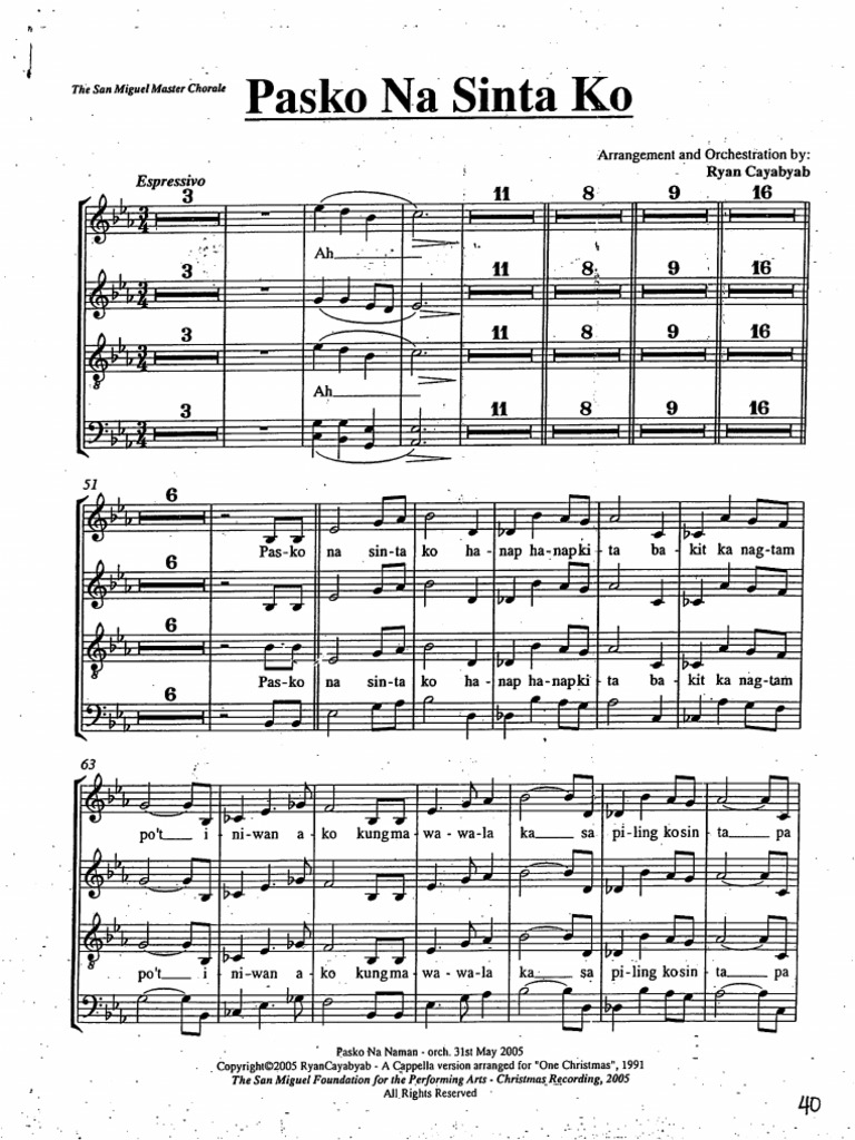 Pasko Na Sinta Ko | PDF