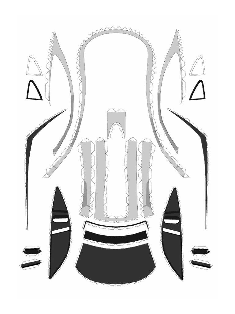 CLK GTR Papercraft Templates | PDF