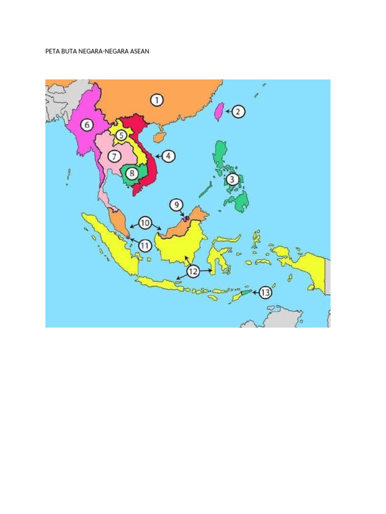 PETA BUTA ASEAN | PDF