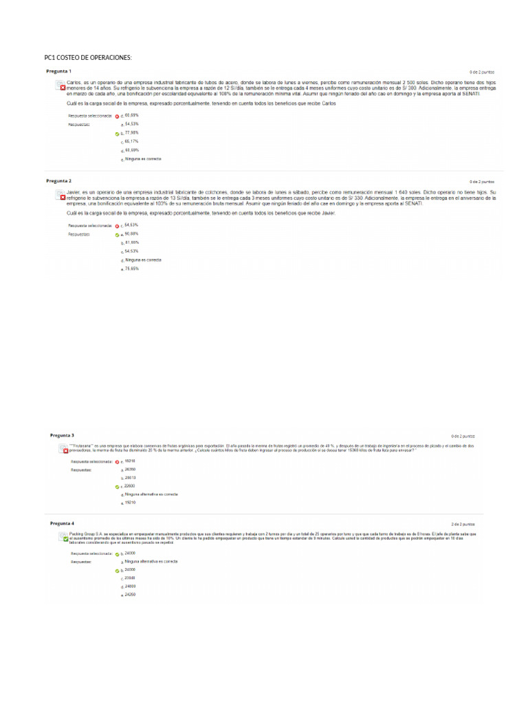 Pc1-Pc2-Costeo de Operaciones (1) | PDF