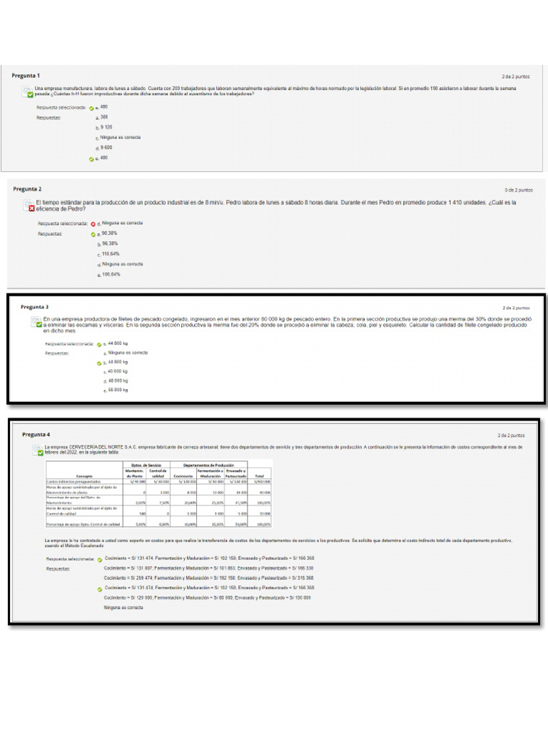 PC1 Y PC2 Costeo | PDF