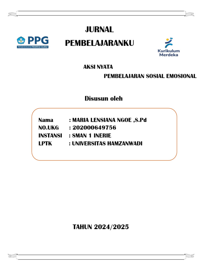 Jurnal Pembelajaranku (Pse) | PDF