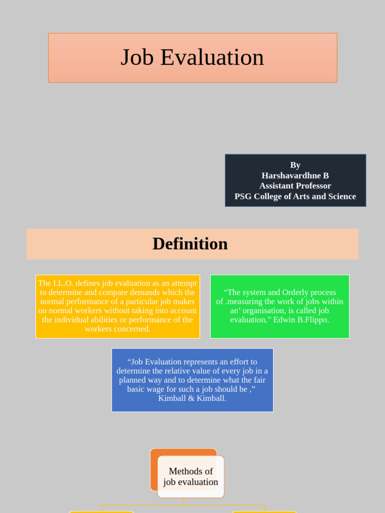 Job Evaluation | PDF