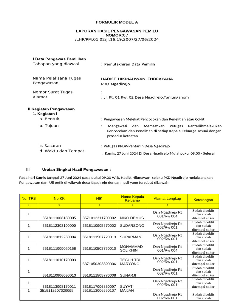 Form A 007-LHP-PM.01.02-Jl.16.19.2007-27-06-2024 | PDF
