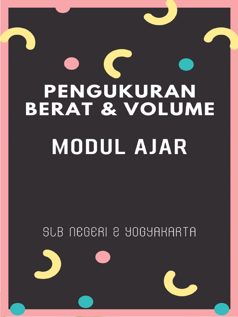 Modul Ajar Pengukuran Berat Dan Volume | PDF