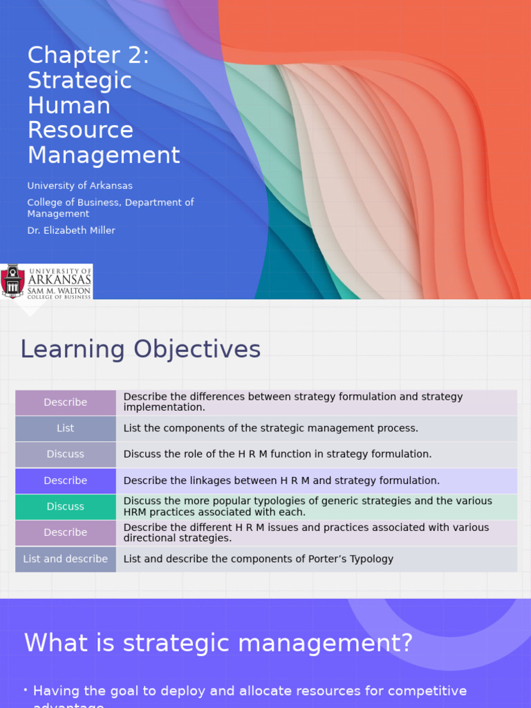 Chapter 2 MGMT 2103 | PDF