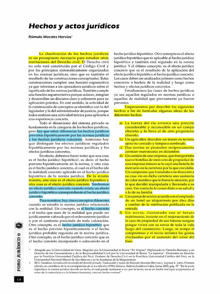 Actos Juridicos | PDF