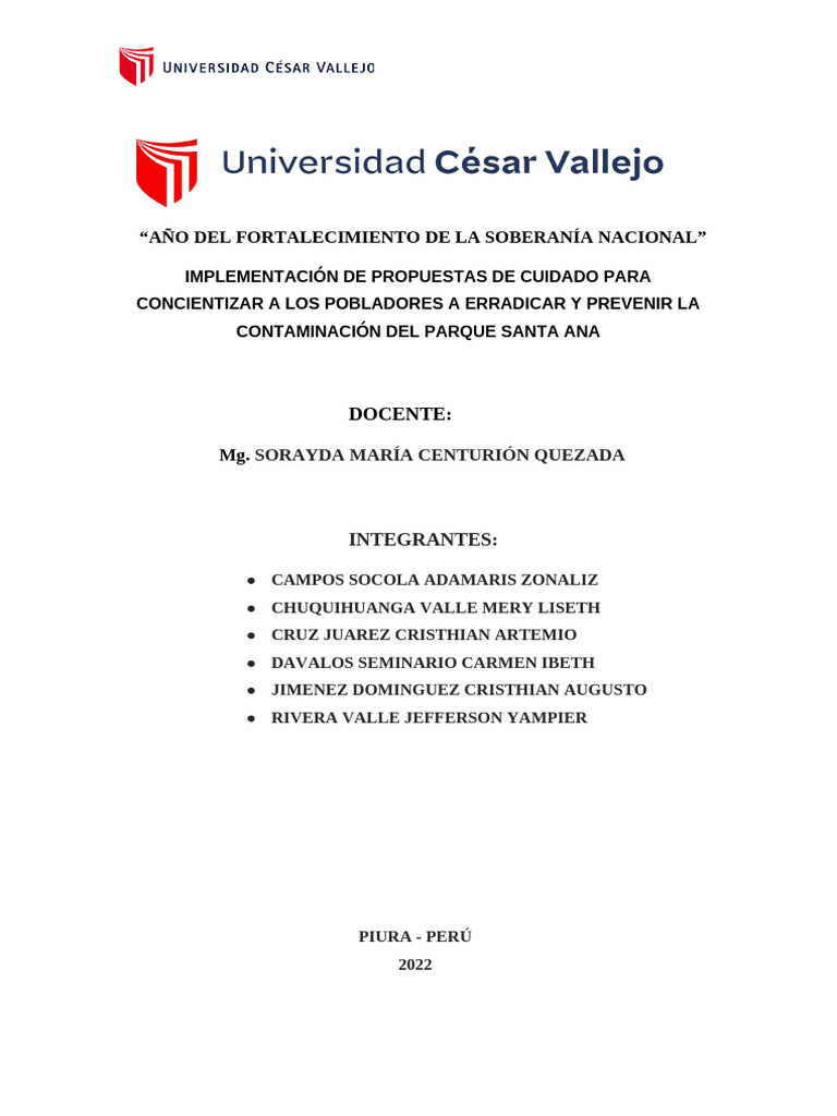 Esquema Basico de Proyecto de Ayuda A La Comunidad | PDF