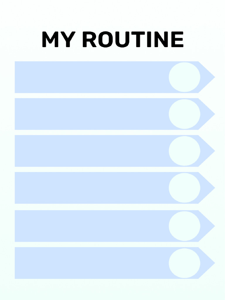 My Routine - PNG | PDF