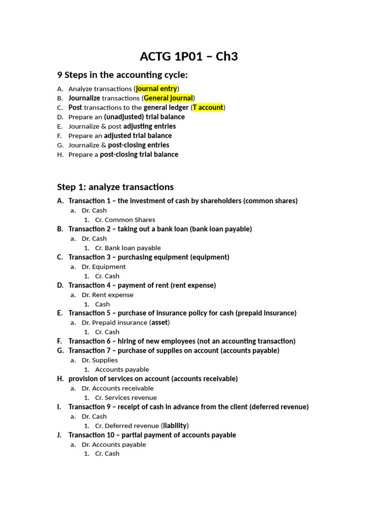 Ch3 - Own Summary | PDF
