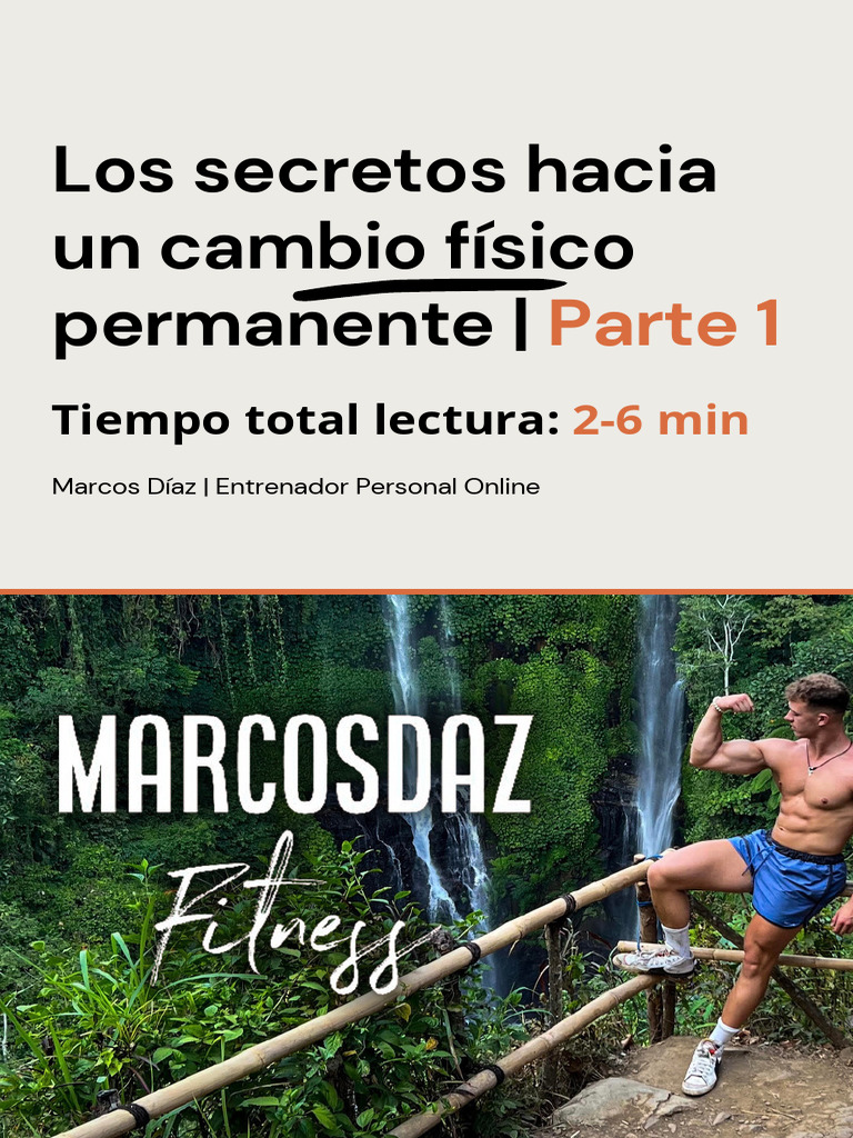 Plan de Nutrición y Entrenamiento Efectivo | PDF | Alimentos | Salud y ...