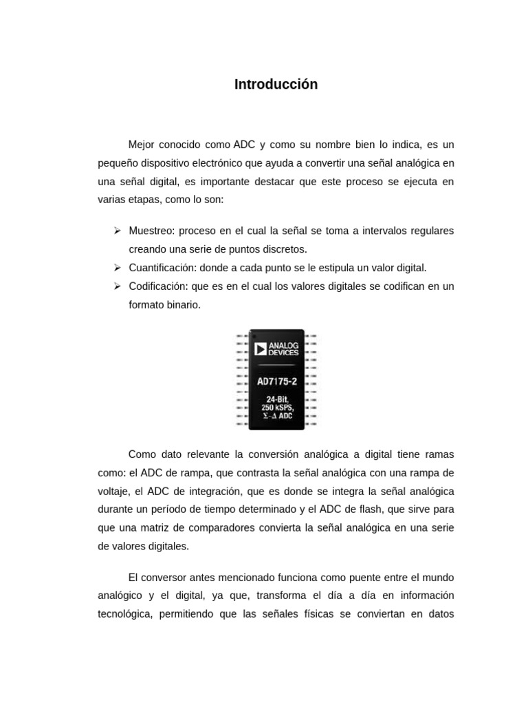 Introducción de ADC | PDF