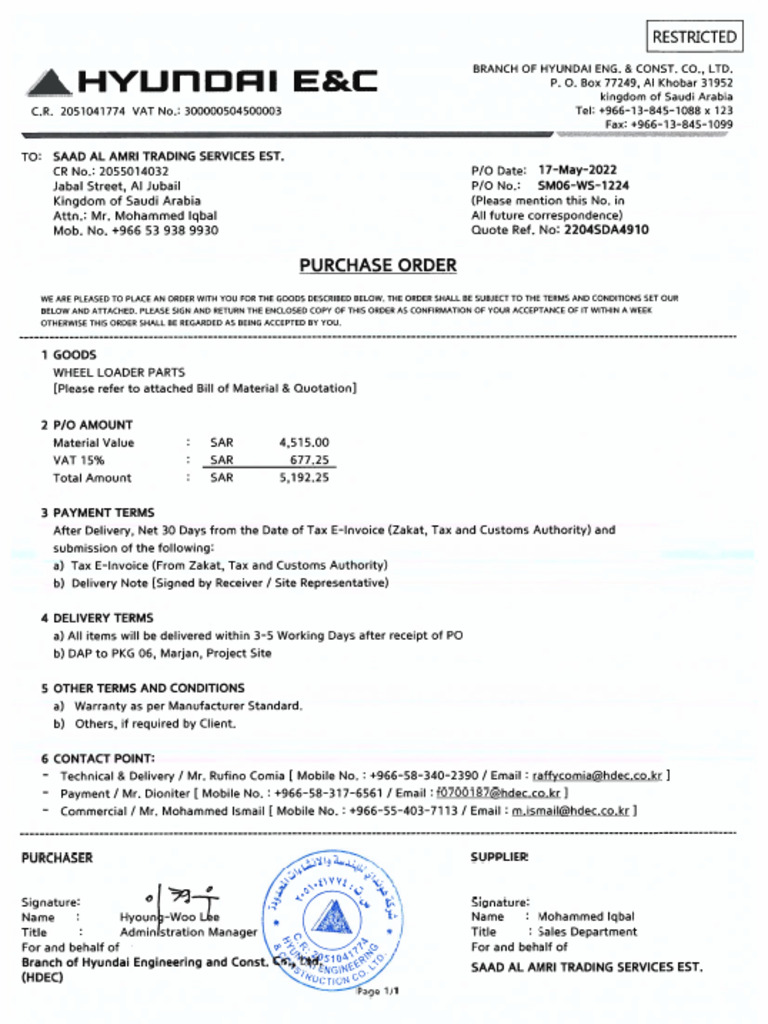 Po# SM06-WS-1224 | PDF