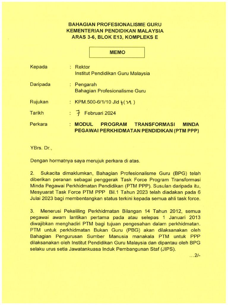 Modul PTM PPP | PDF