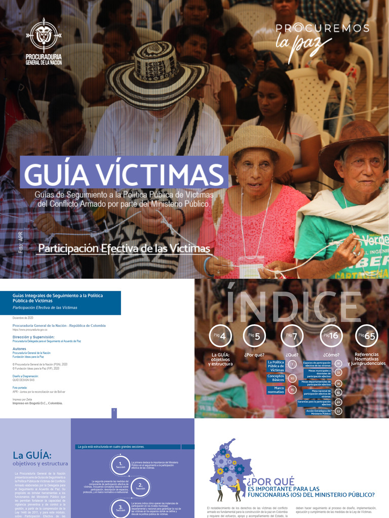 Guia 16 - Participación Efectiva de las Víctimas | PDF