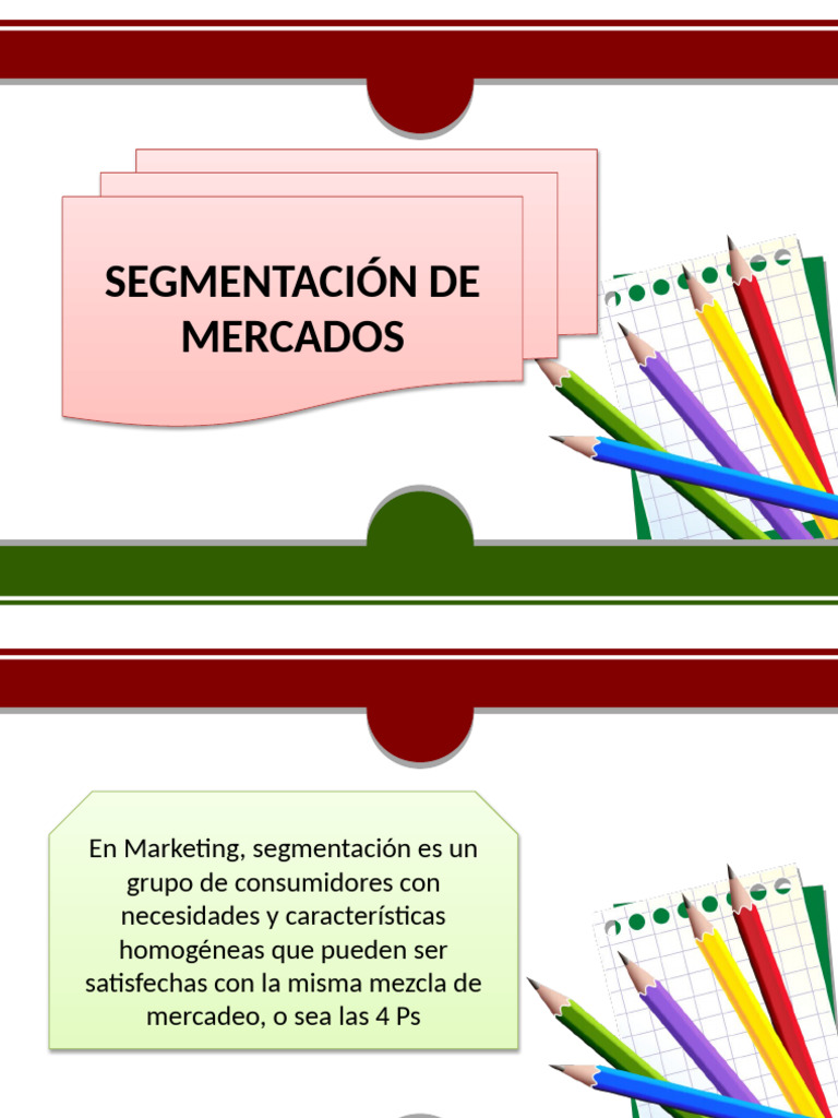 Segmentacion de Mercados | PDF