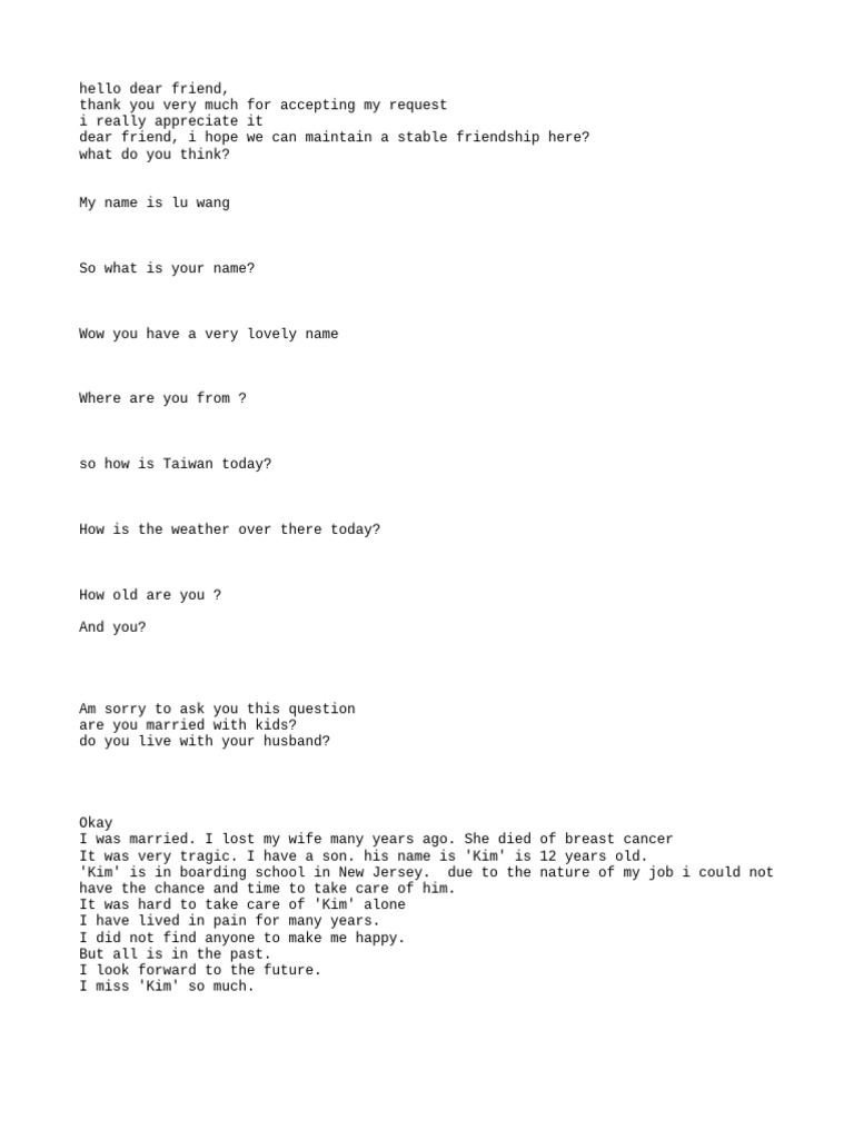 BEST STARTER FMT ABOUT DOCTOR - M, SISTER QUESTIONS - INTRO1, SCAMMERS | PDF