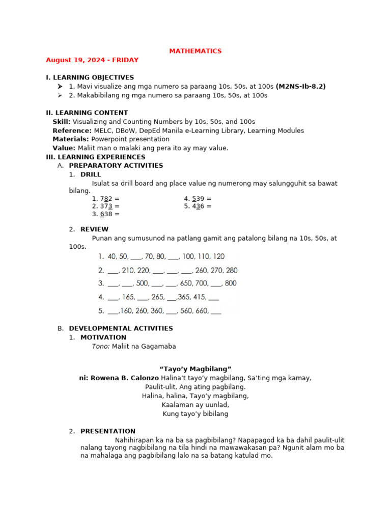 Q1 W3 Math | PDF
