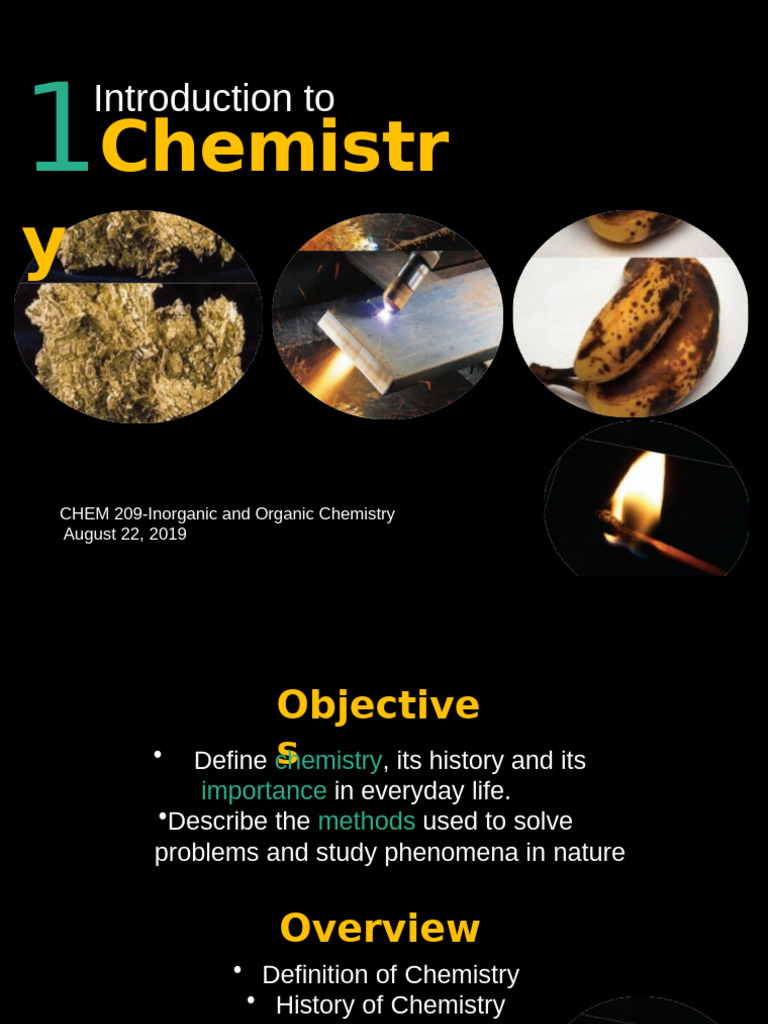 1 Introduction To Chemistry | PDF | Chemistry | Science & Mathematics