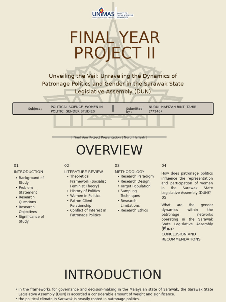 Final Year Project Presentation | PDF