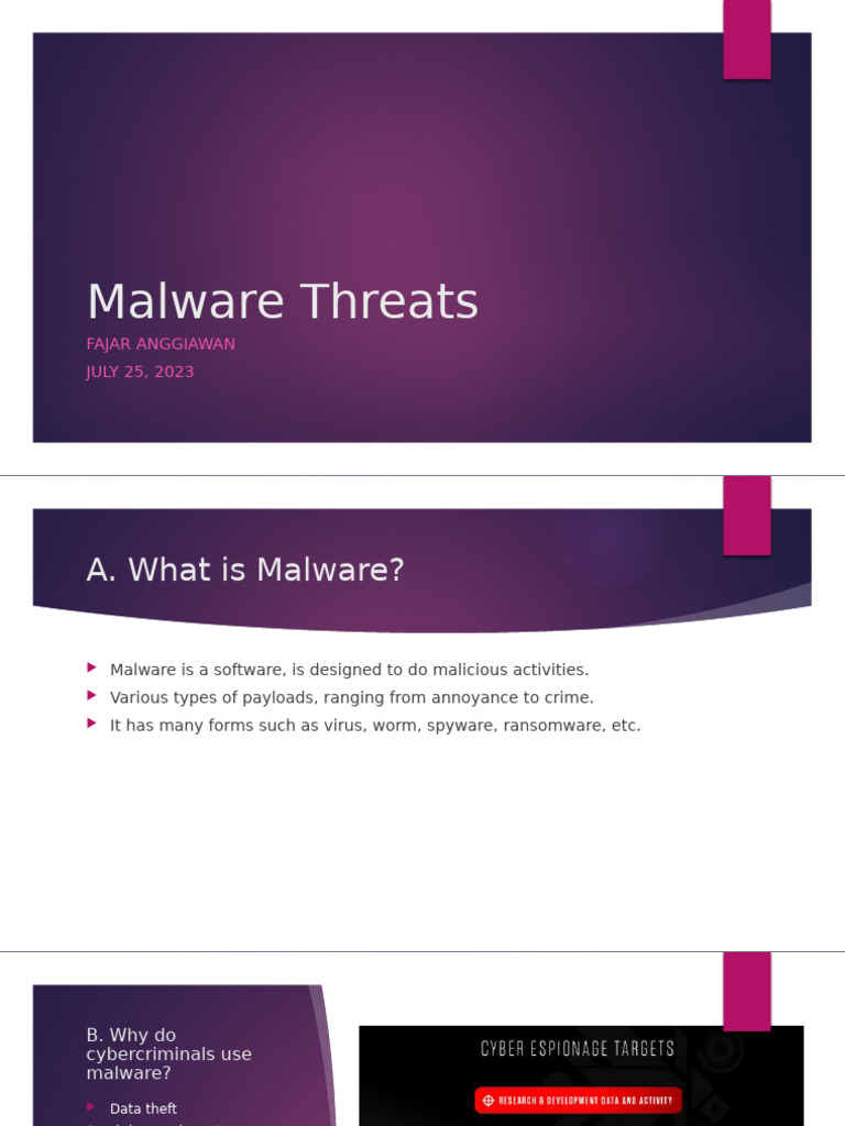 Malware Threats | PDF