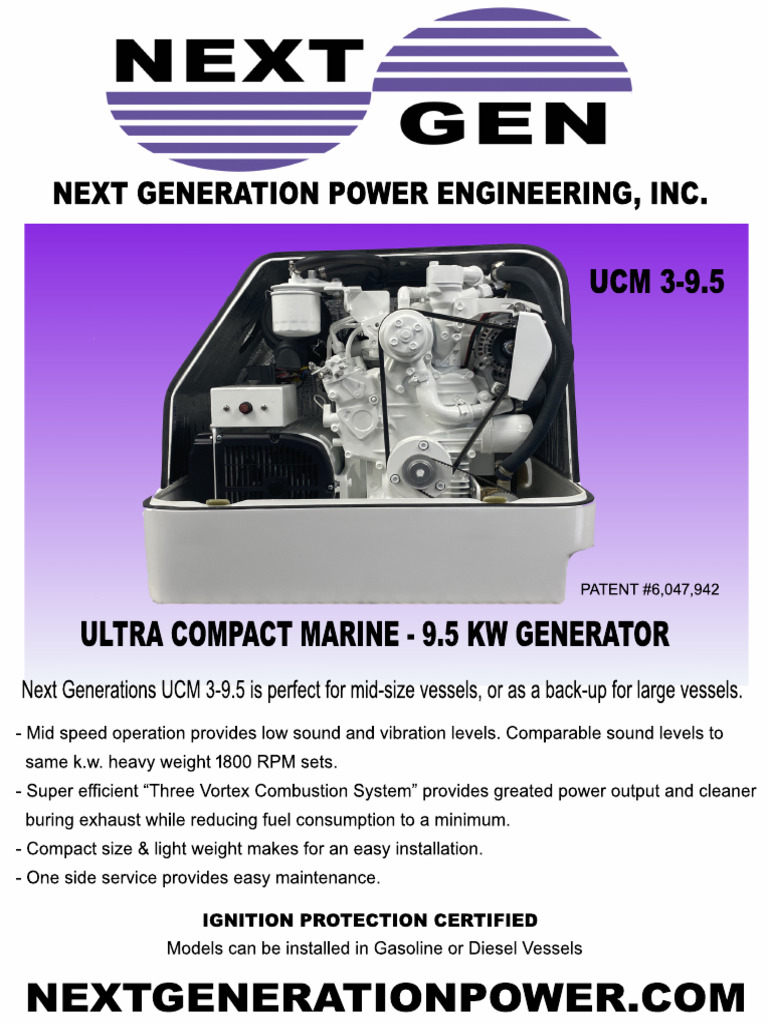 Next-Gen Ultra Compact Marine Generator | PDF