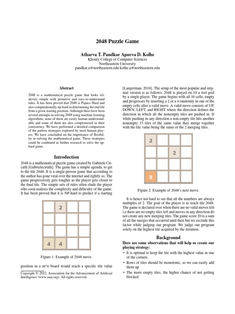 AAAI Press LaTeX Template | PDF