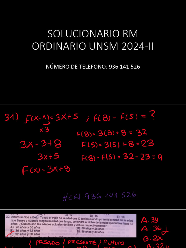 Solucionario RM | PDF