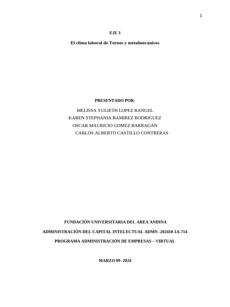 Eje 3 Capital Intelectual Final | PDF