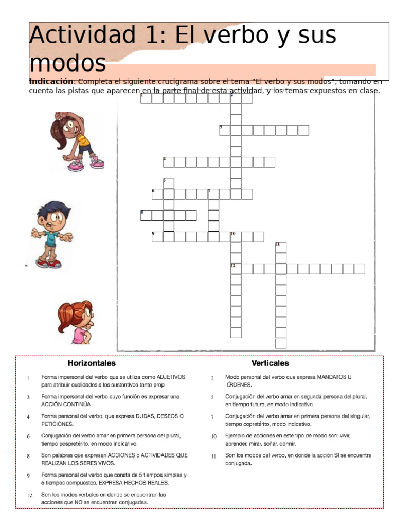 Ejercicios de Verbo y Tiempos Verbales | PDF