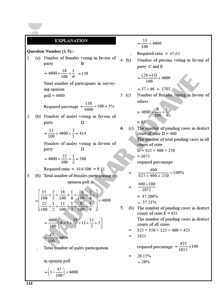 Soln Maths Final | PDF