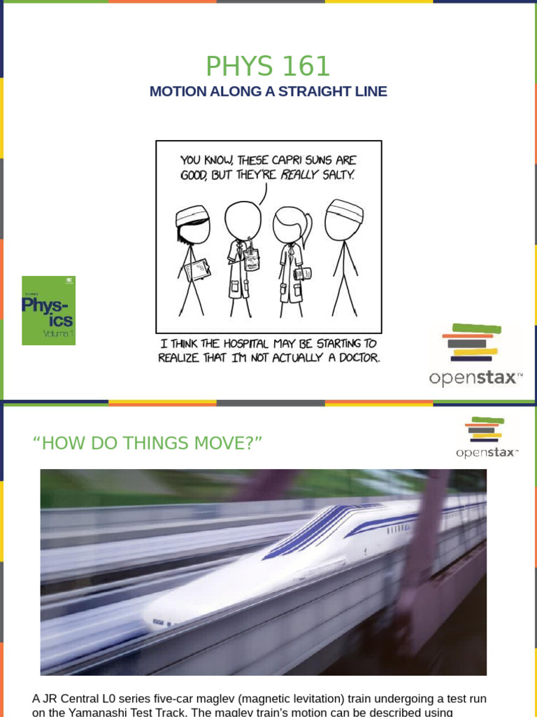 One Dimensional Motion | PDF | Acceleration | Teaching Methods & Materials