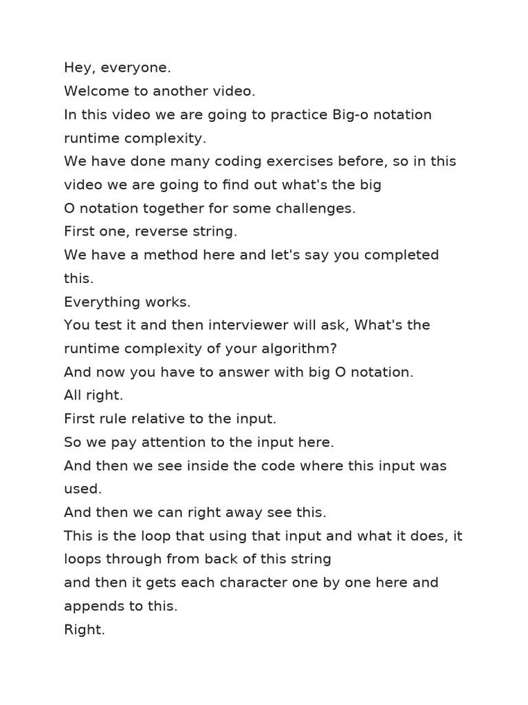 Time Complexity Practice 1 | PDF